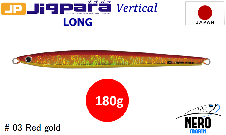 MC Jigpara Vertical Long JPVL-180gr #03 Red Gold